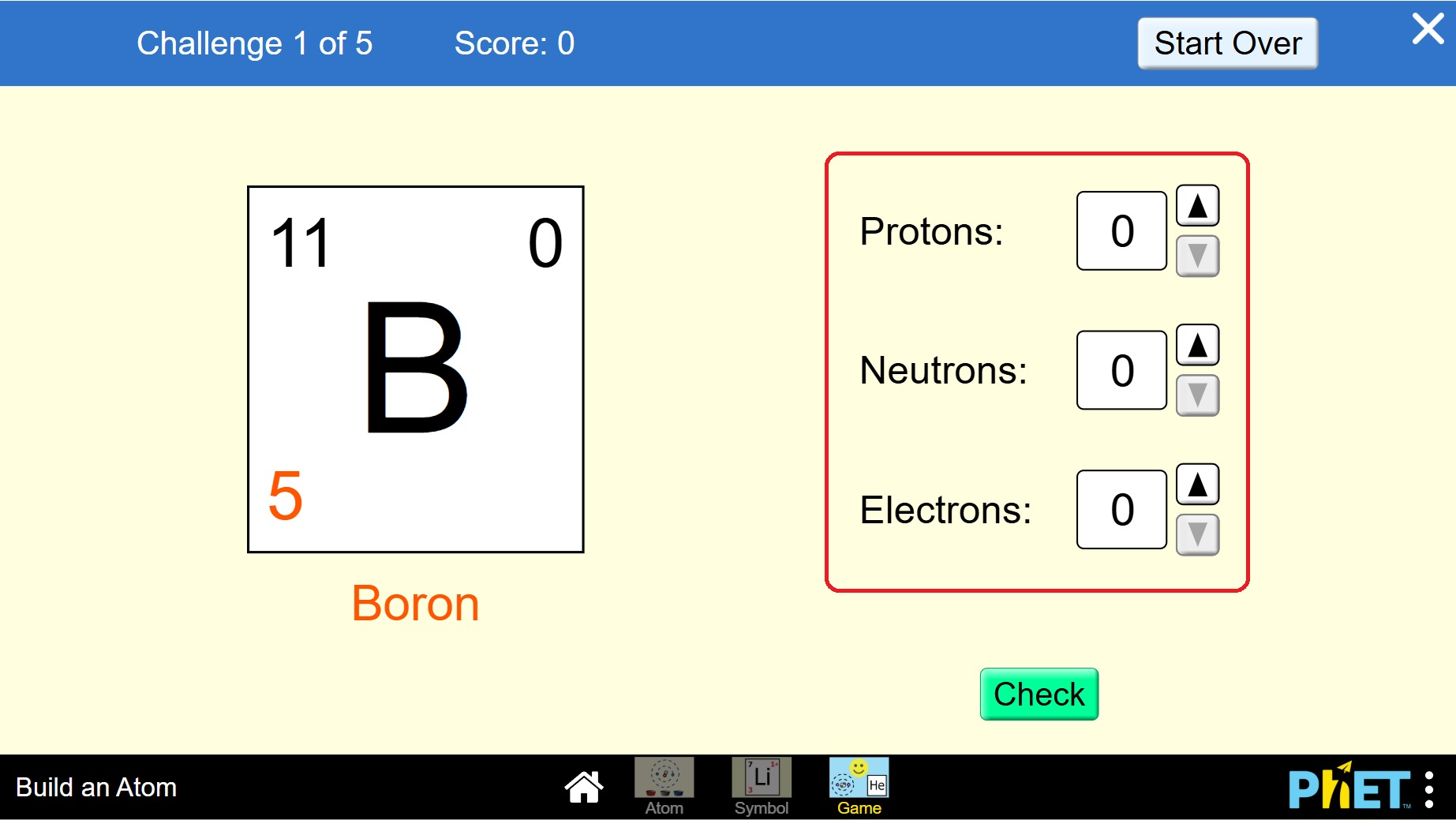 Build an Atom | Twin Science Educator Platform